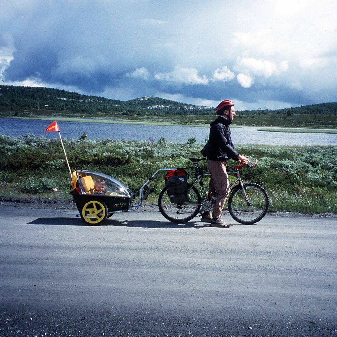 Sykkelvogn til Store Hunder med Hundestrille | Nordic Cab Explorer